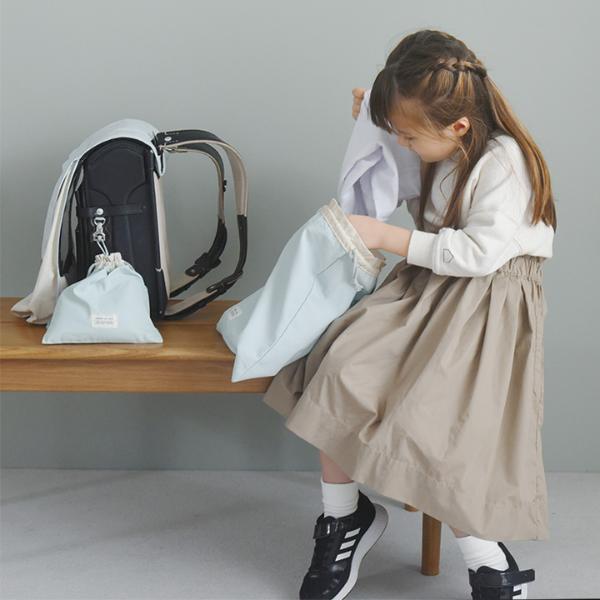 【北欧シンプル無地】kukka ja puu 巾着袋 大 体操着入れ 入園 入学／クッカヤプー ｜ アンジェ web shop（本店）