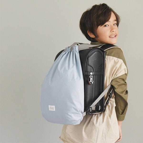 kukka ja puu 雨や汚れをはじく ランドセルの上から背負える ナップサック 撥水 体操着入れ／クッカヤプー【雨の日】 ｜ アンジェ ...